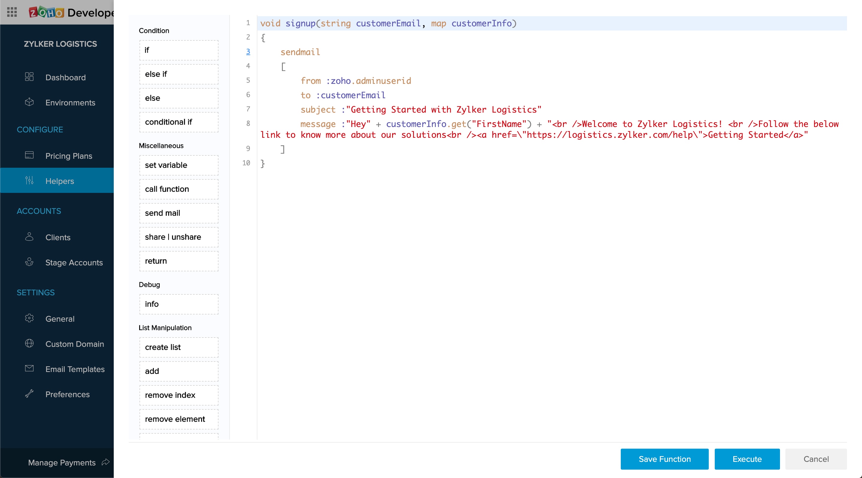 Configuring Your Solution Help Zoho Developer 9591