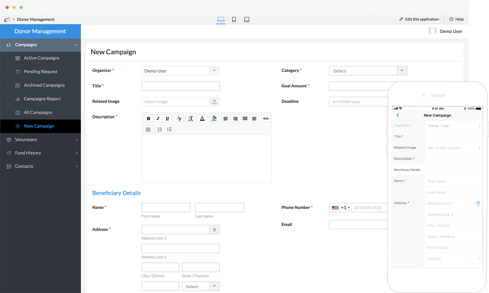 Free donor management software | Customizable donor tracking app - Zoho ... Free donor management software | Customizable donor tracking app - Zoho ...