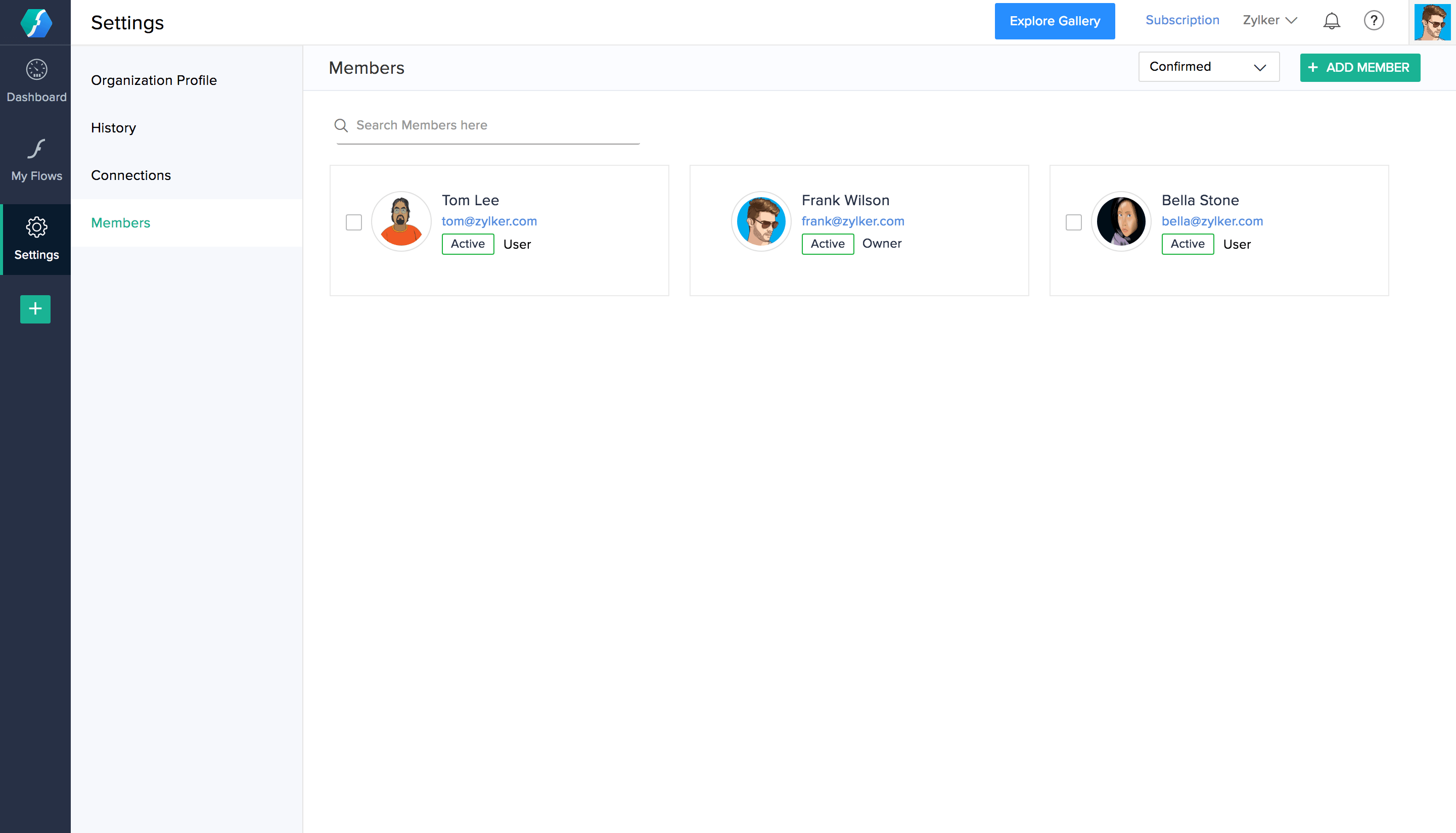 Zoho Flow Features para crear flujos de trabajo empresariales integrados Zoho Flow Features para crear flujos de trabajo empresariales integrados