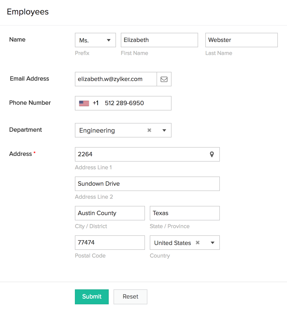 Understand Forms | Zoho Creator Help Understand Forms | Zoho Creator Help