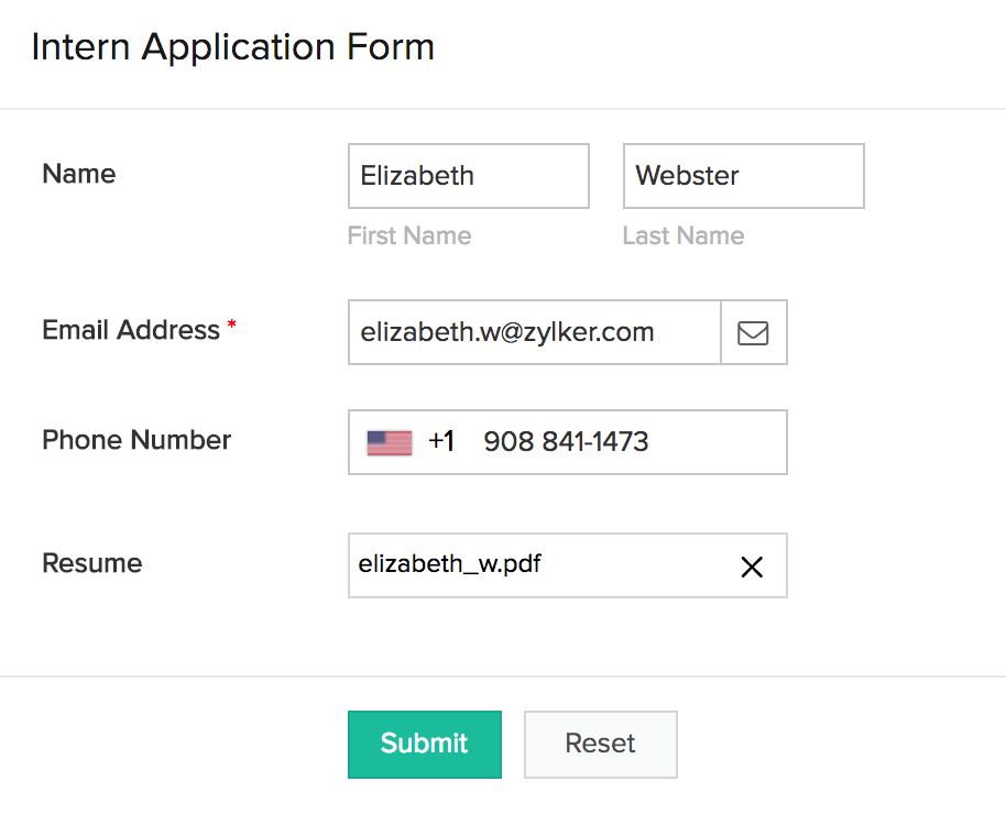 Understand Field Label Placement in Forms for Browser | Zoho Creator Help Understand Field Label Placement in Forms for Browser | Zoho Creator Help