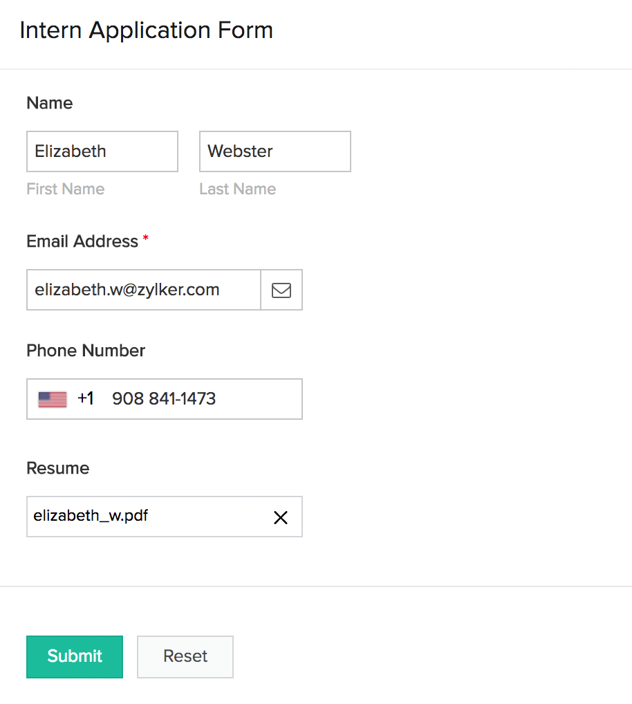 Understand Field Label Placement in Forms for Browser | Zoho Creator Help Understand Field Label Placement in Forms for Browser | Zoho Creator Help