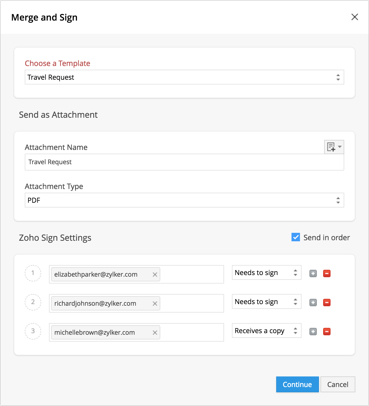Document Merge Zoho Forms User Guide