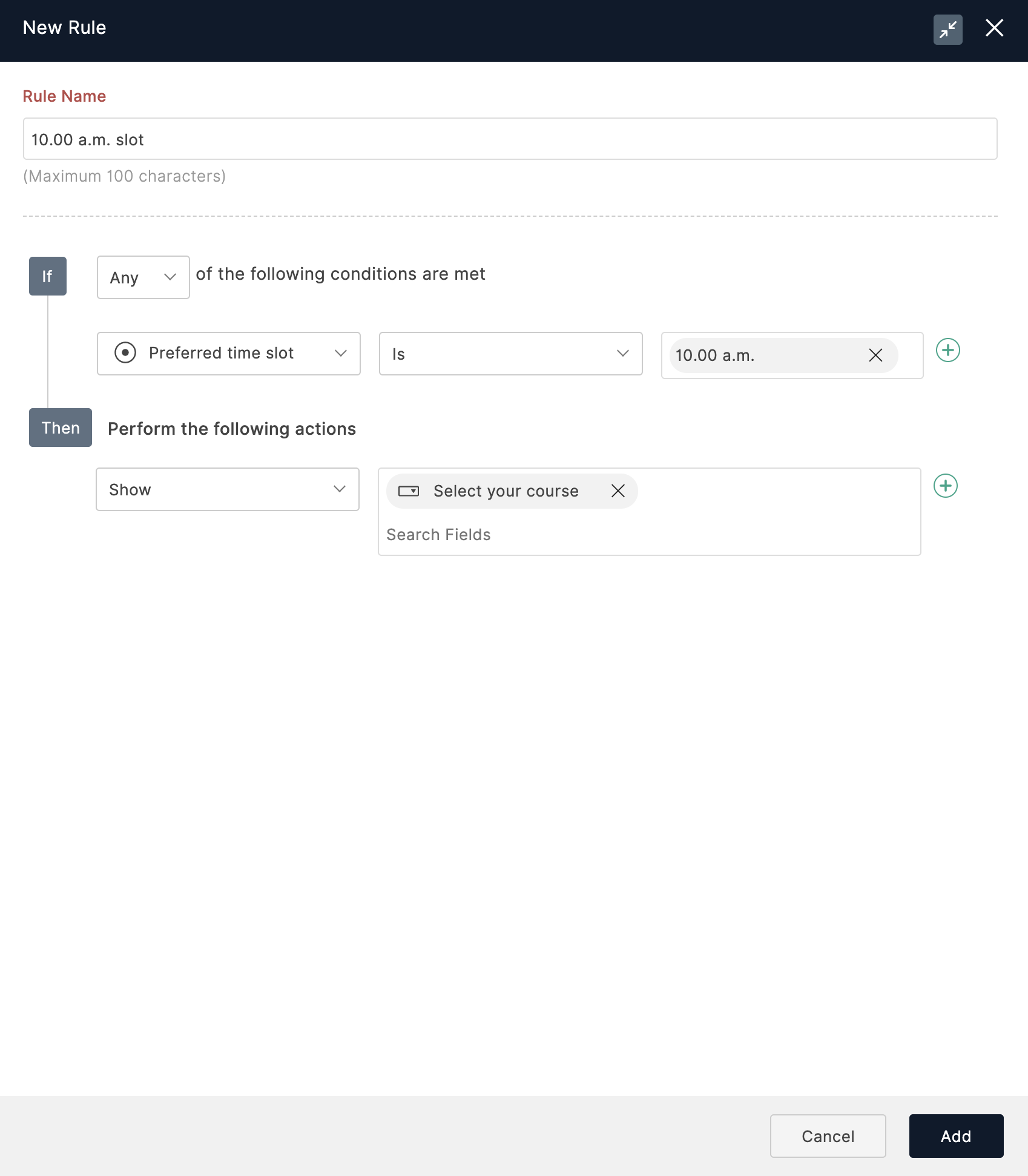 Conditional Rules | Zoho Forms - User Guide