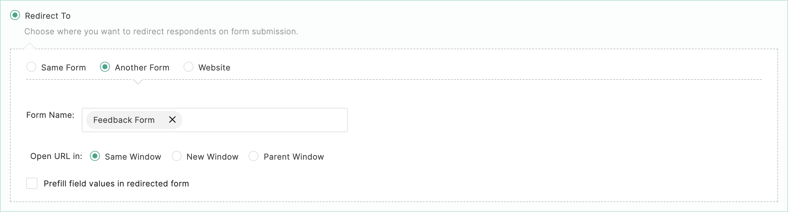 Thank You Page & Redirection
