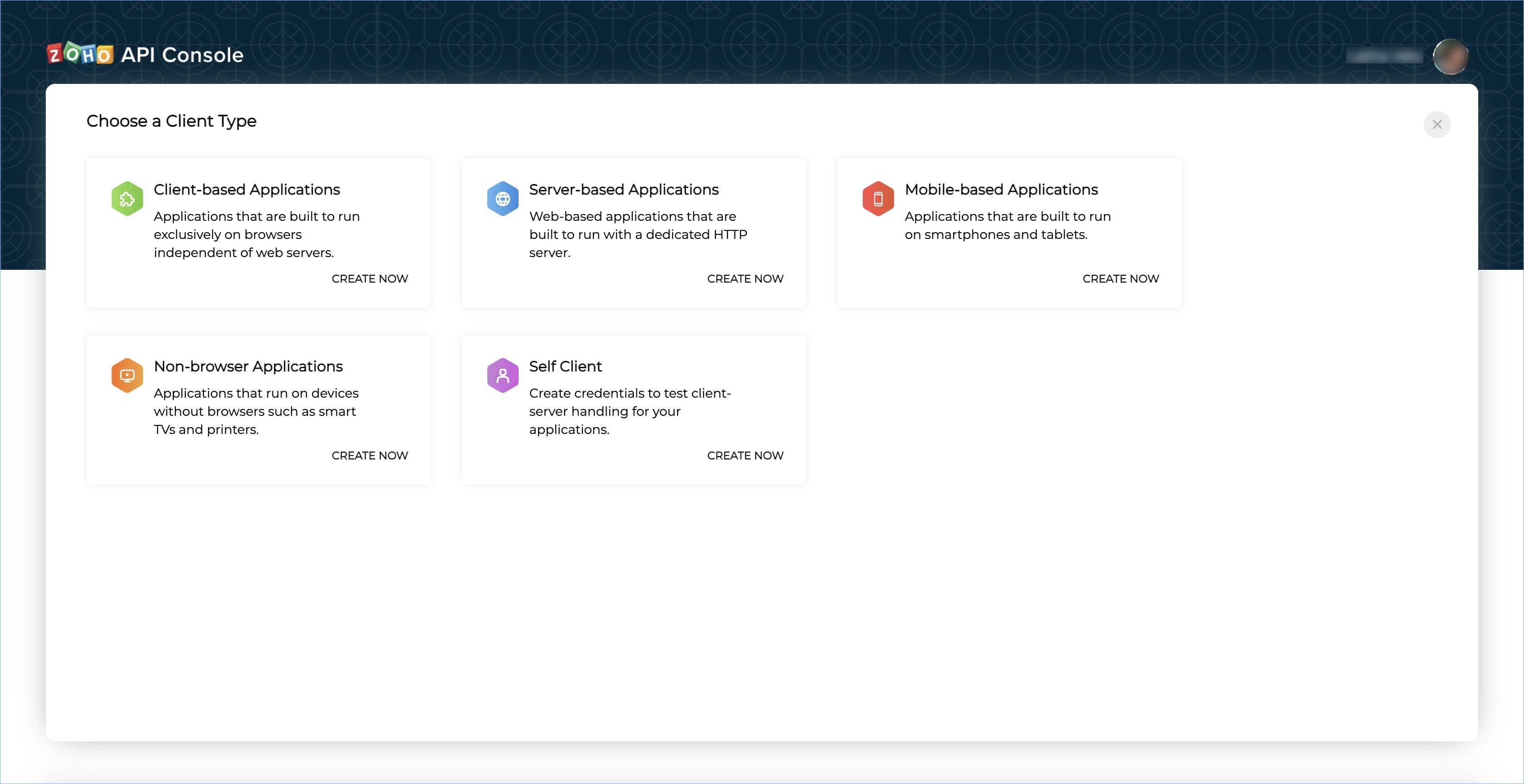 Register your Application | Online Help - Zoho FSM