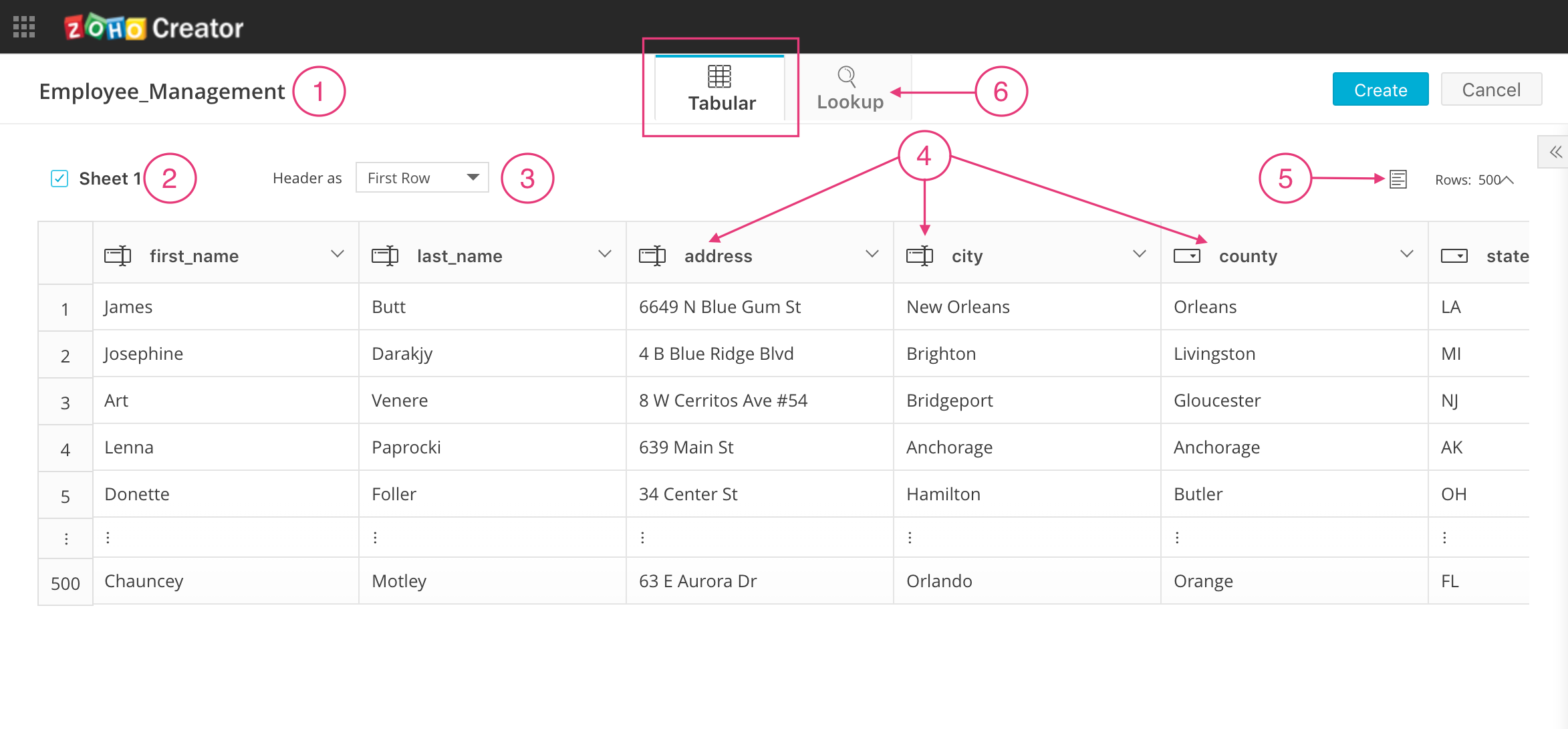 Create A Form By Importing A File From Dropbox Zoho Creator Help 0183