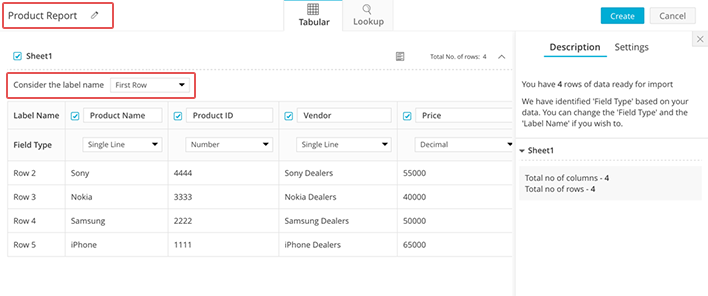 Import file stored in your system | Help - Zoho Creator