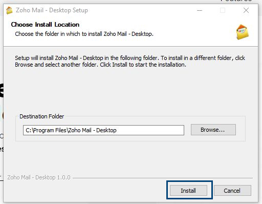 Mail client setup zoho - defensebetta