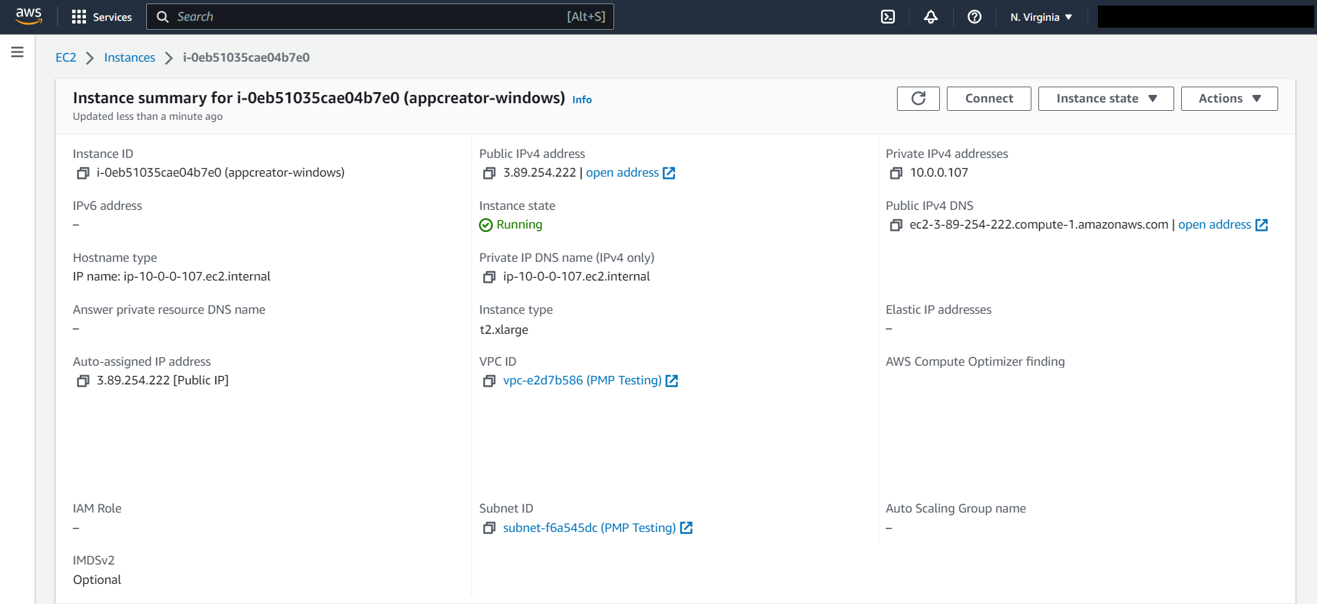 Installing On Aws Manageengine Appcreator Help