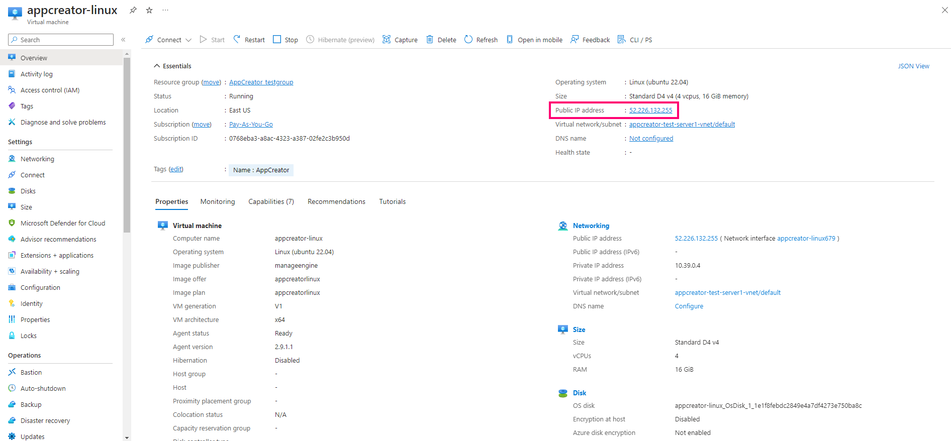 Installing On Azure Manageengine Appcreator Help