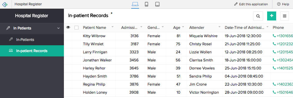 Understand Predefined Sorting | ManageEngine AppCreator Help
