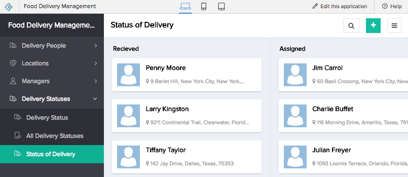 Understand Quick View Layouts In Kanban Report Manageengine Appcreator Help