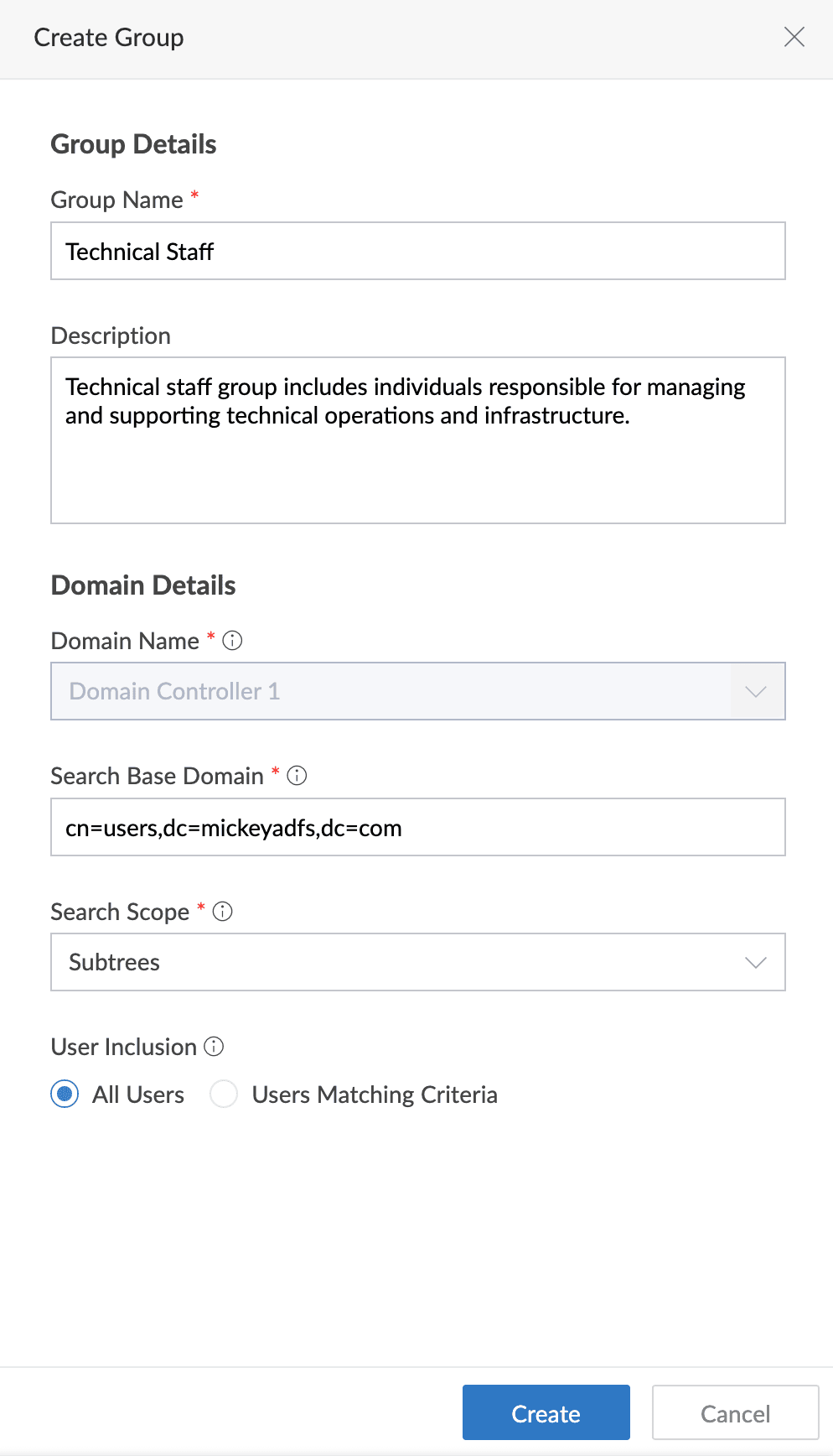 Understand User Sync through LDAP | ManageEngine AppCreator Help