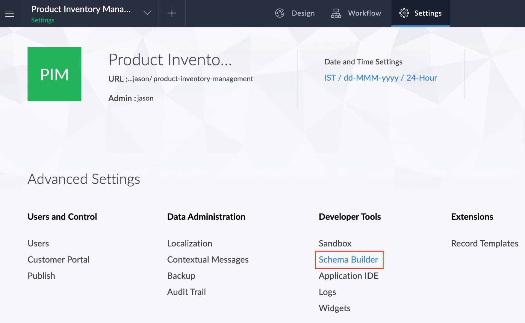 View Schema Builder | ManageEngine AppCreator Help