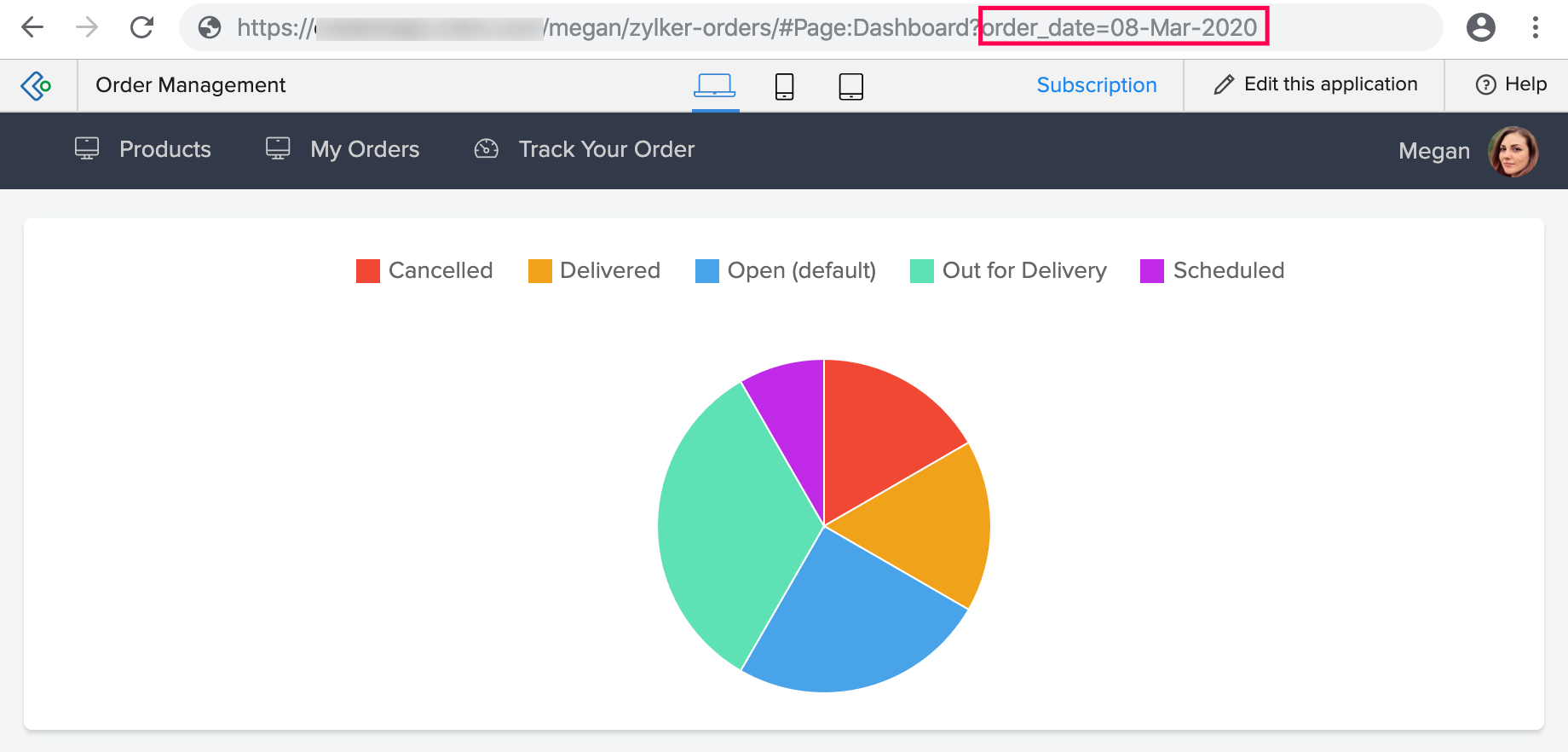 Configure parameters for page elements| ManageEngine AppCreator Help