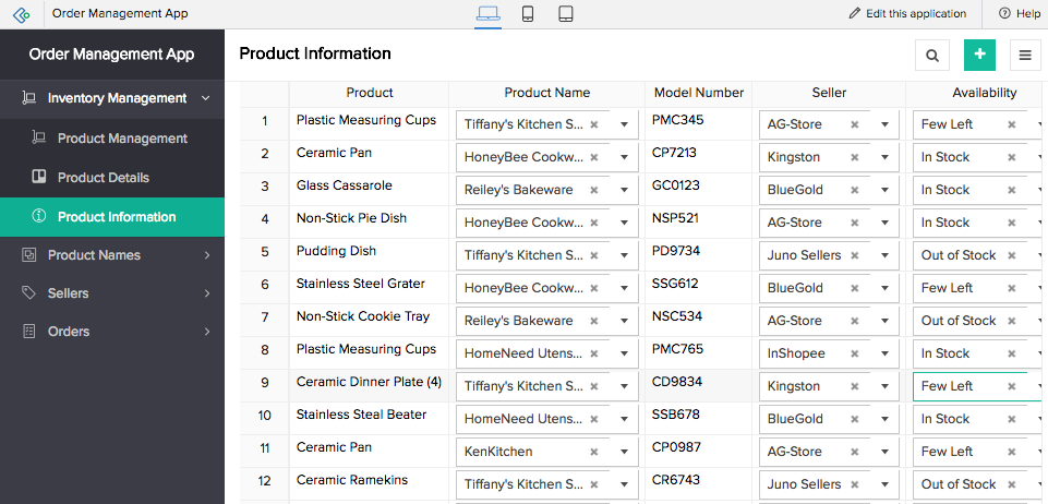 Understand Spreadsheet Report Manageengine Appcreator Help