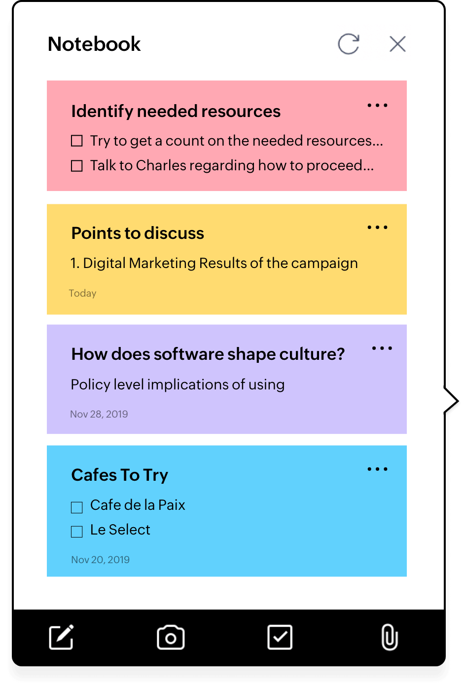 Stay connected to your notes and your teams