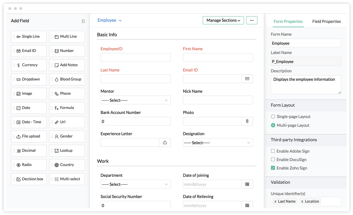 Fitur utama HRMS | Sederhana, Efisien, & Di Cloud | Zoho People
