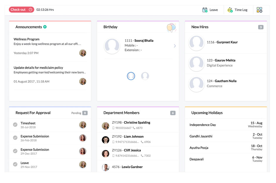 Welcome guide for online HR software | Zoho People