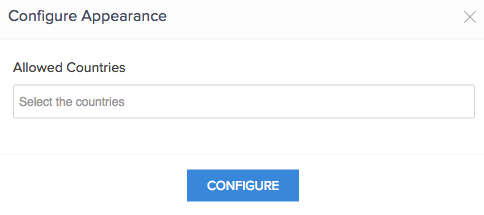 Set Country Code Options for Phone Field | Zoho Creator Help