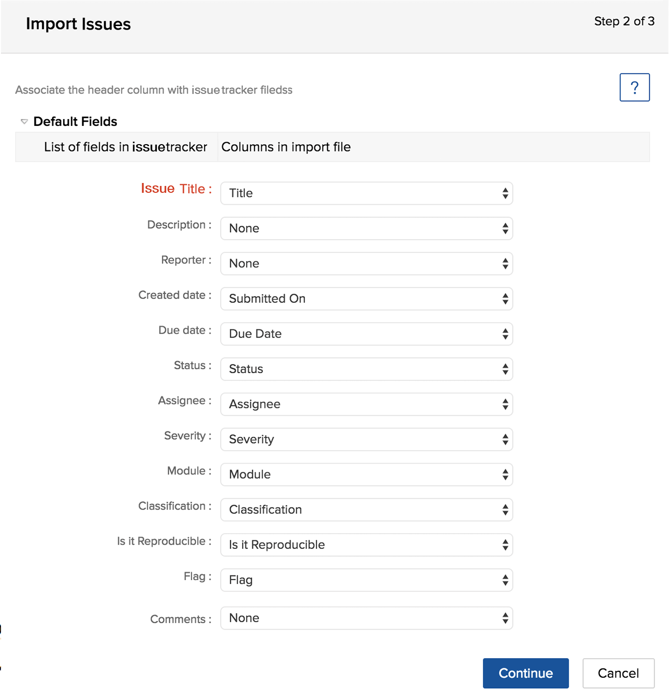 List View Of Issues Online Help Zoho Projects