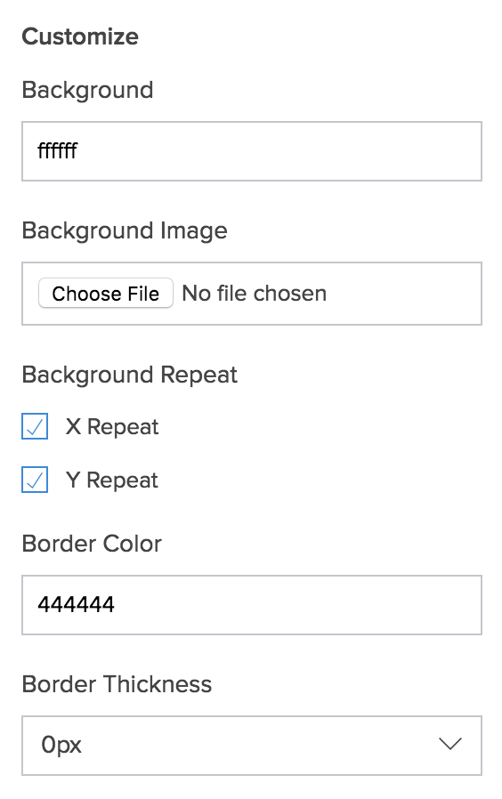 Record Template Properties | Zoho Creator Help