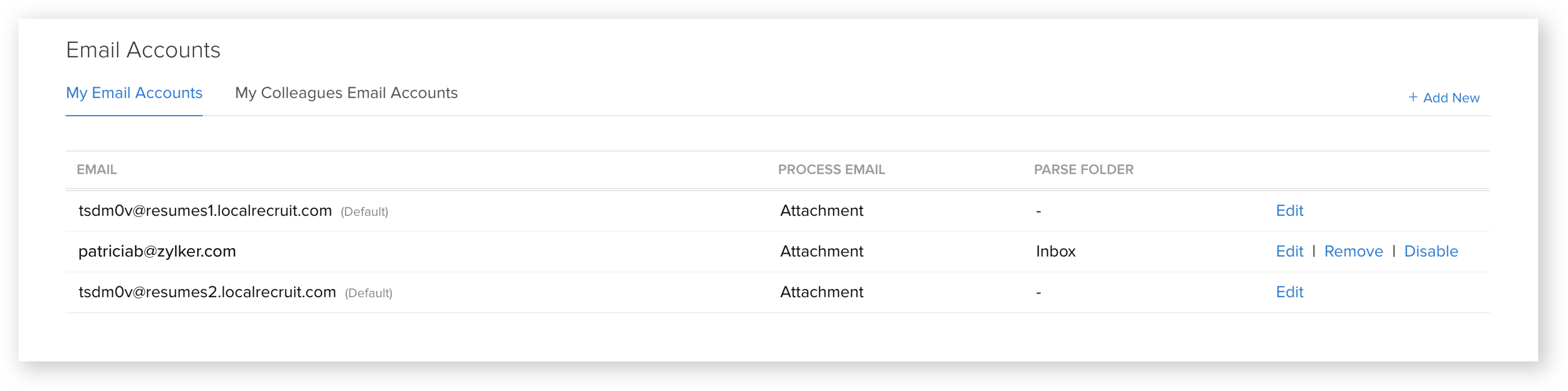 Configure Email Inbox | Online Help | Zoho Recruit Configure Email Inbox | Online Help | Zoho Recruit