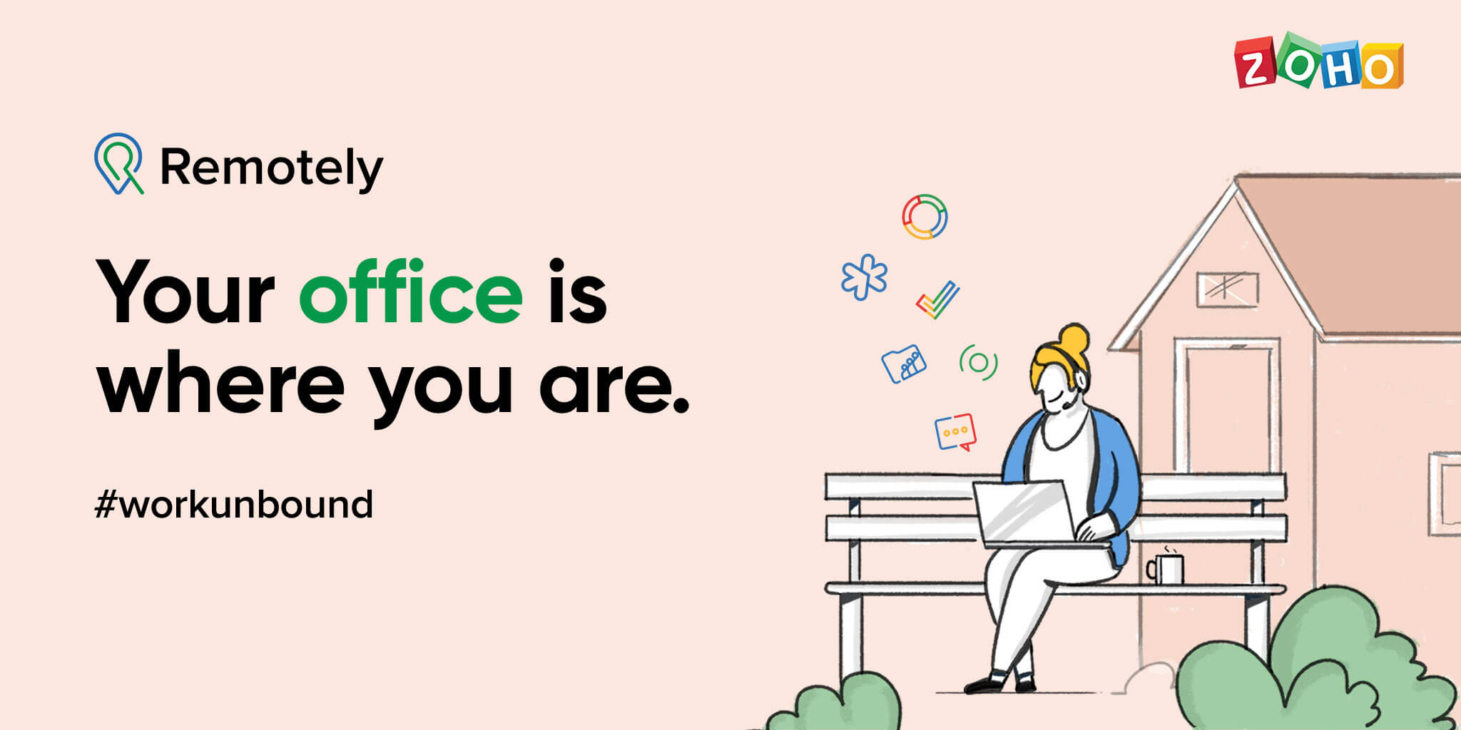 Zoho Remotely- The Remote Work Suite From Zoho