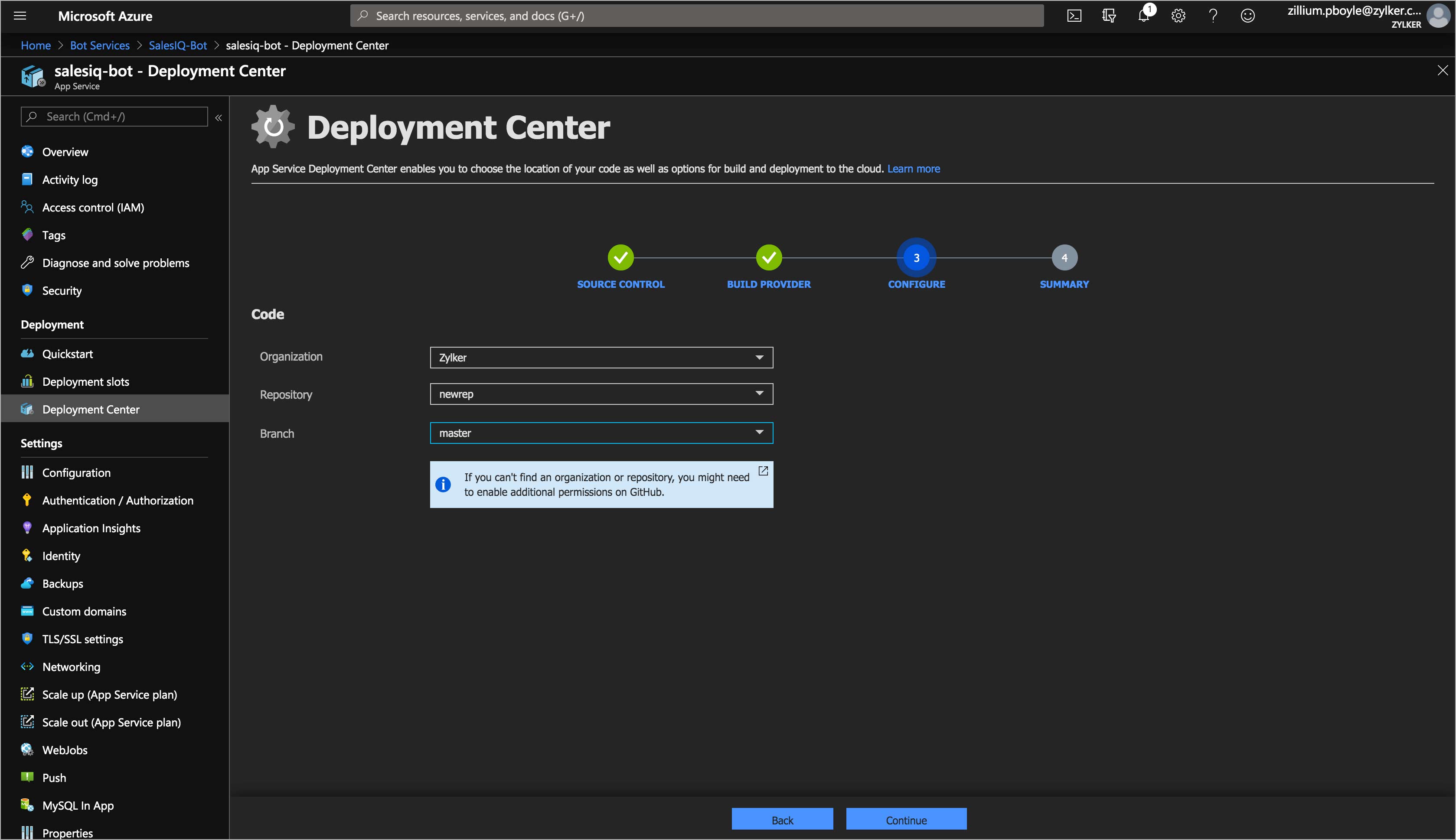 Basics of integrating Microsoft Azure