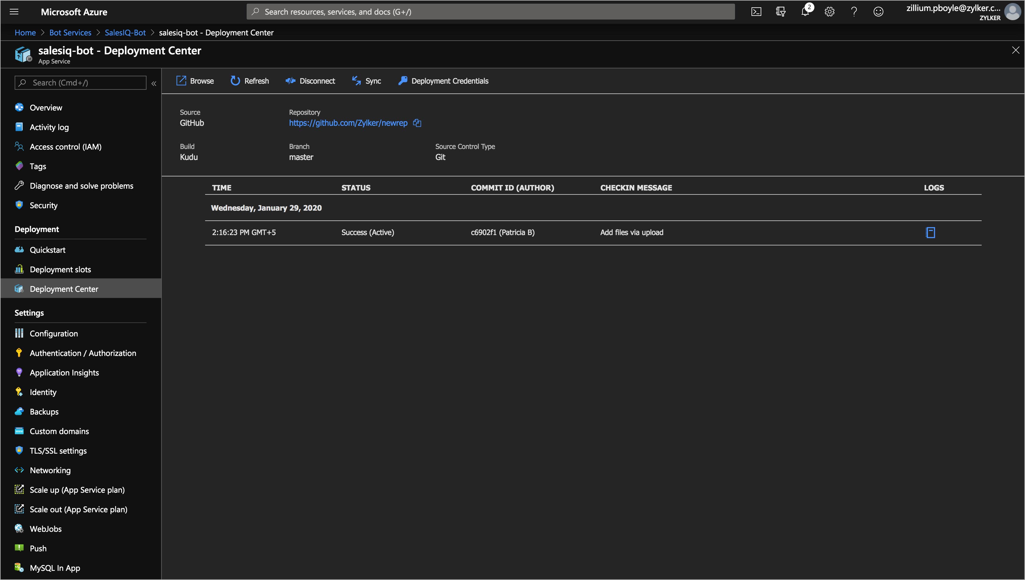 Basics of integrating Microsoft Azure