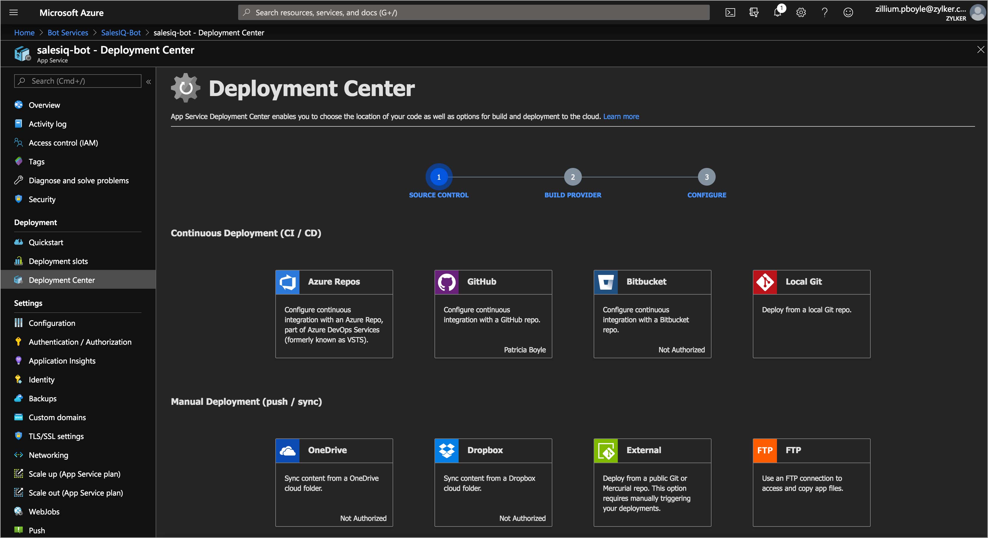 Basics of integrating Microsoft Azure