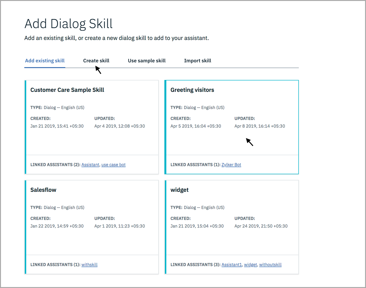 Basics of integrating the Watson Assistant platform