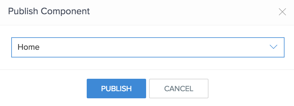 Publish Pages | Zoho Creator Help