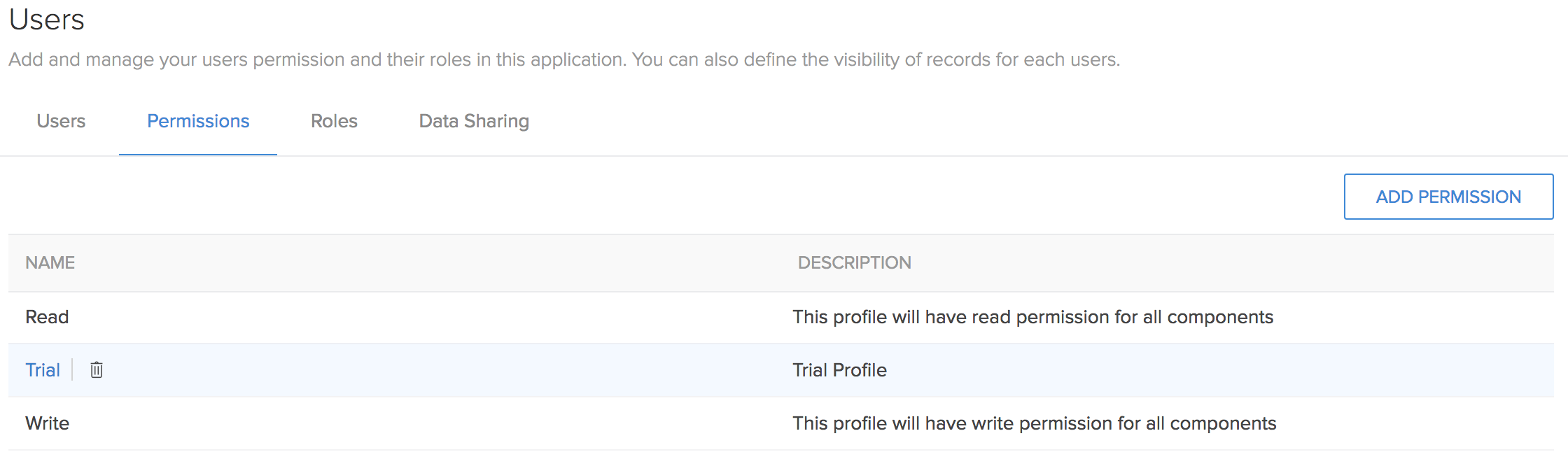 Configure/Add Permission Set | ManageEngine AppCreator Help