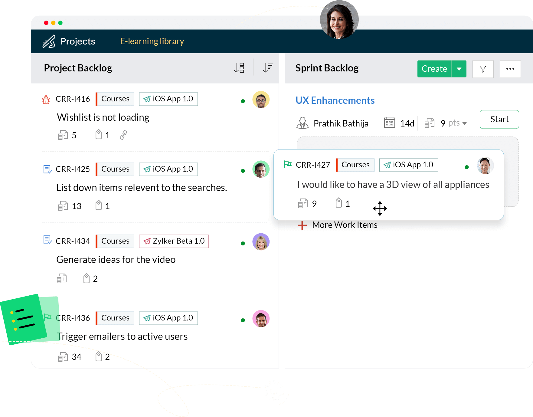 Product Backlog Management In Agile Zoho Sprints
