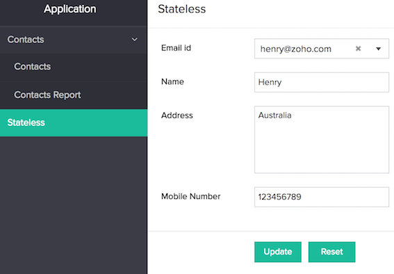 Form Actions in Stateless Forms | Help - Zoho Creator