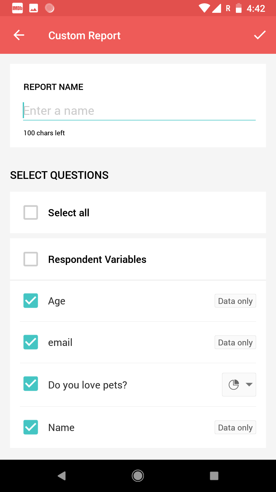 Help Guide for Zoho Survey's Android App