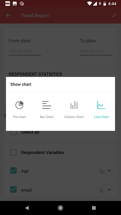 Help Guide for Zoho Survey's Android App