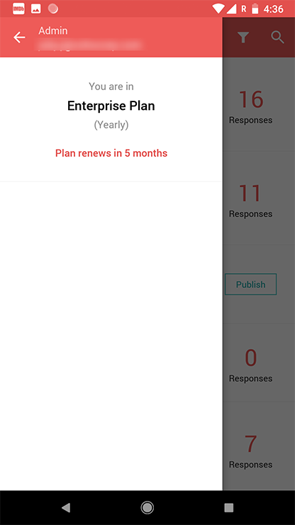 Help Guide for Zoho Survey's Android App