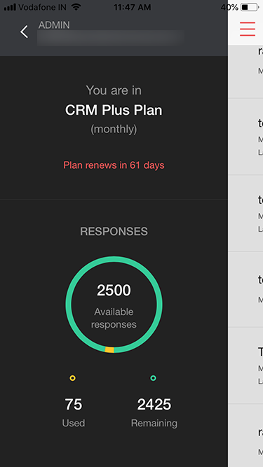Help Guide for Zoho Survey's iPhone (iOS) App
