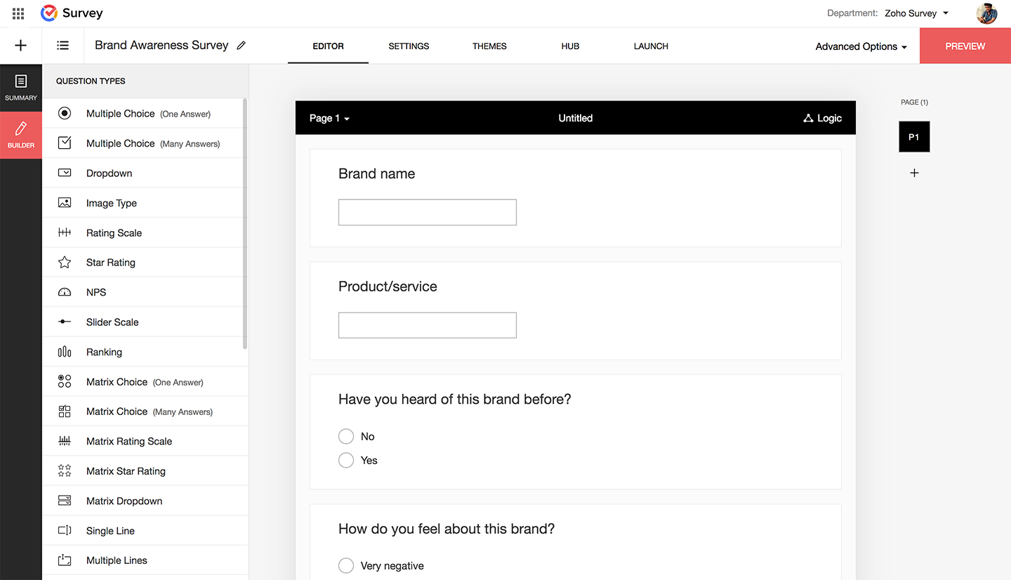First Steps to Create a New Survey in Zoho Survey | Online Help Guide First Steps to Create a New Survey in Zoho Survey | Online Help Guide