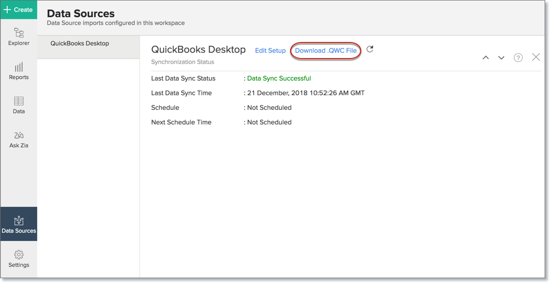 QuickBooks Desktop Analytics l Zoho Analytics Help