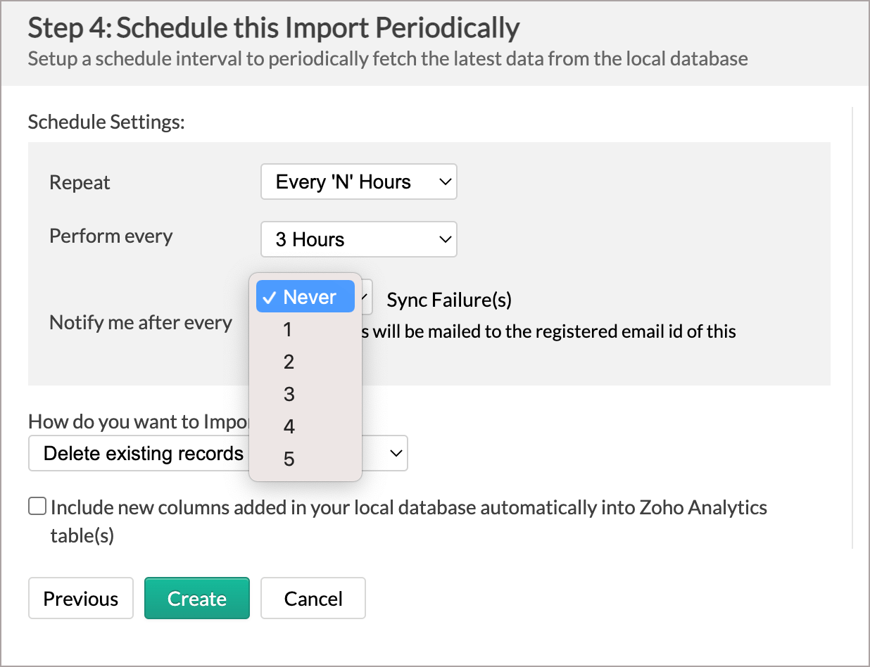 Import From H2 L Zoho Analytics Help