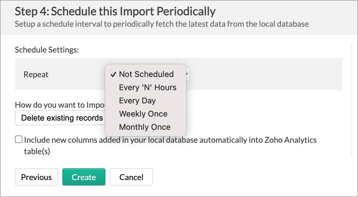 Import Data from MongoDB l Zoho Analytics Help