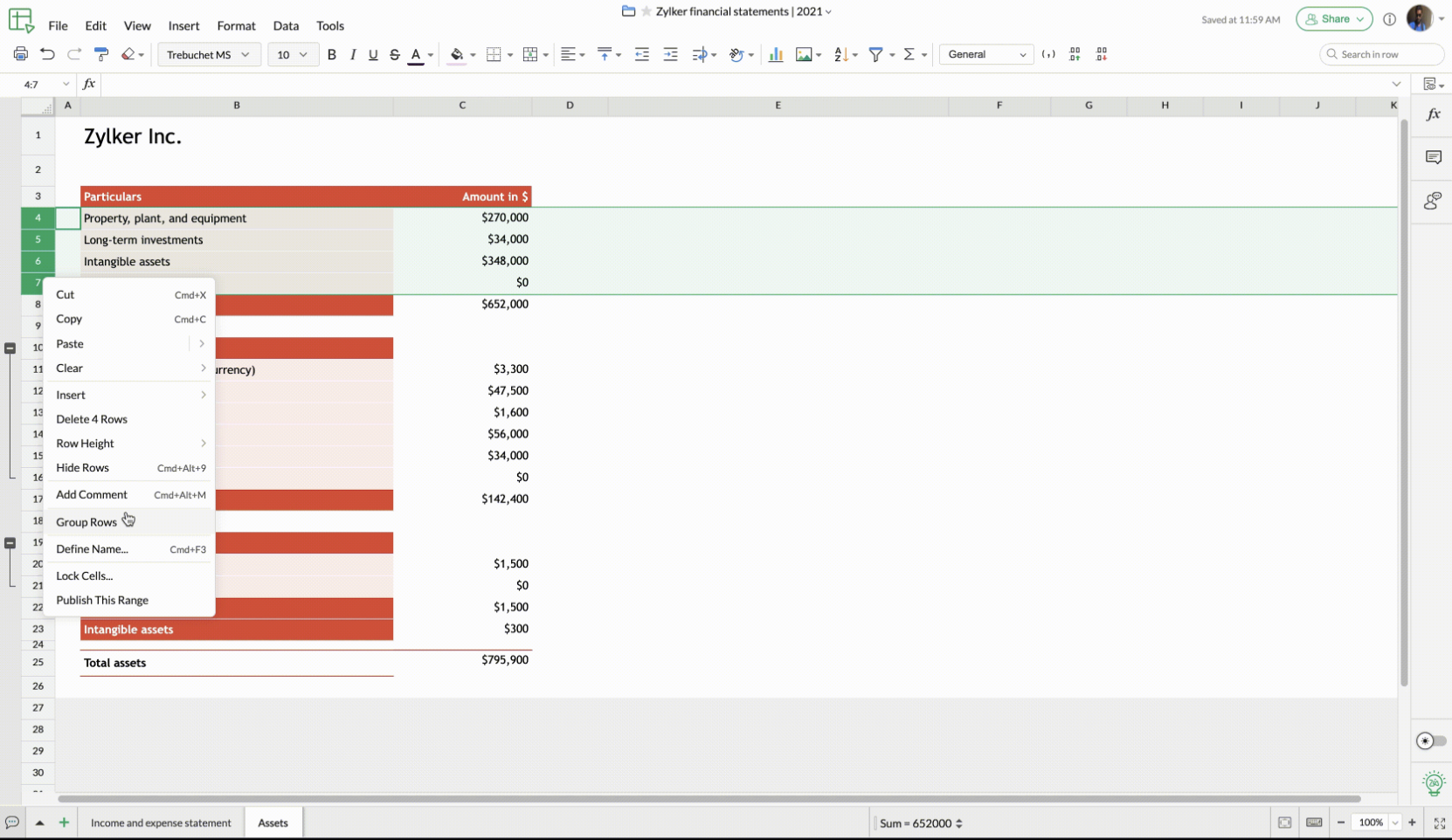 What's new in Zoho Sheet