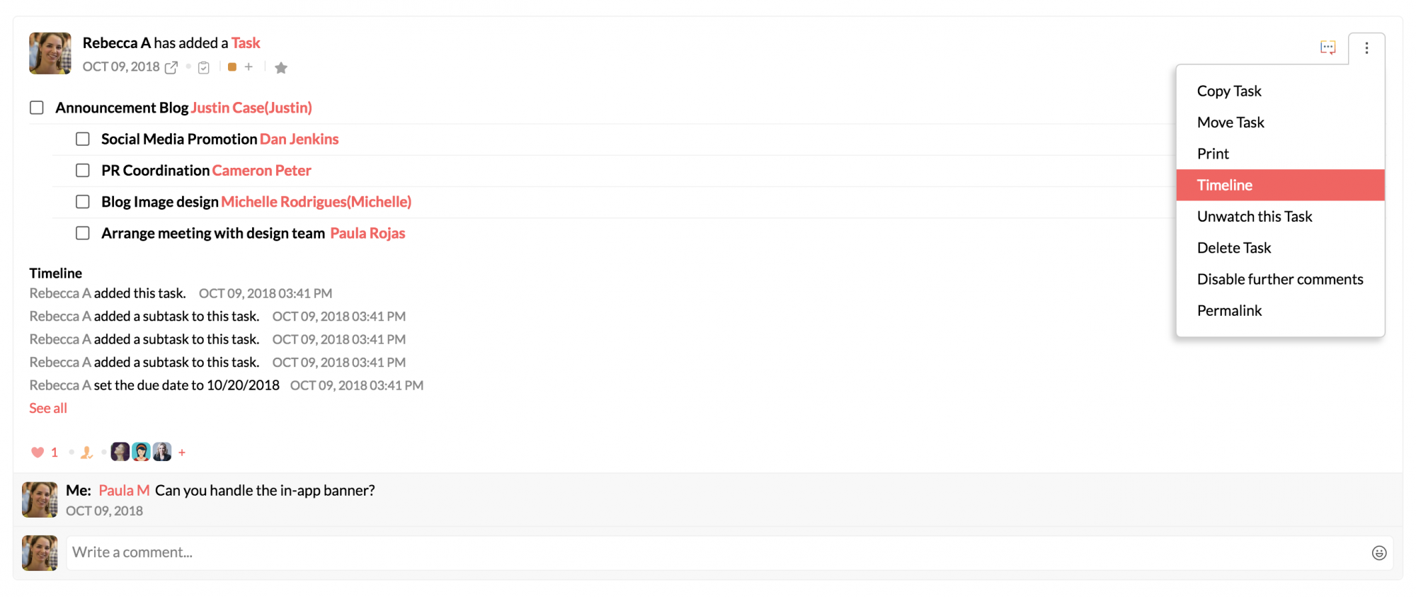 グループでの交流 - ストリーム｜Zoho Mail