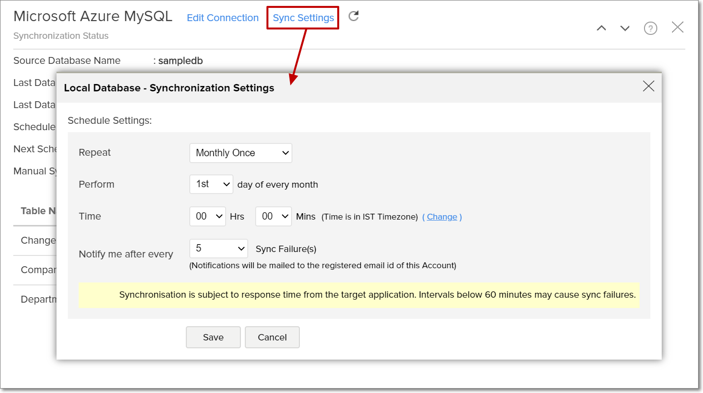 Import From Microsoft Azure Mysql Analytics Plus Cloud