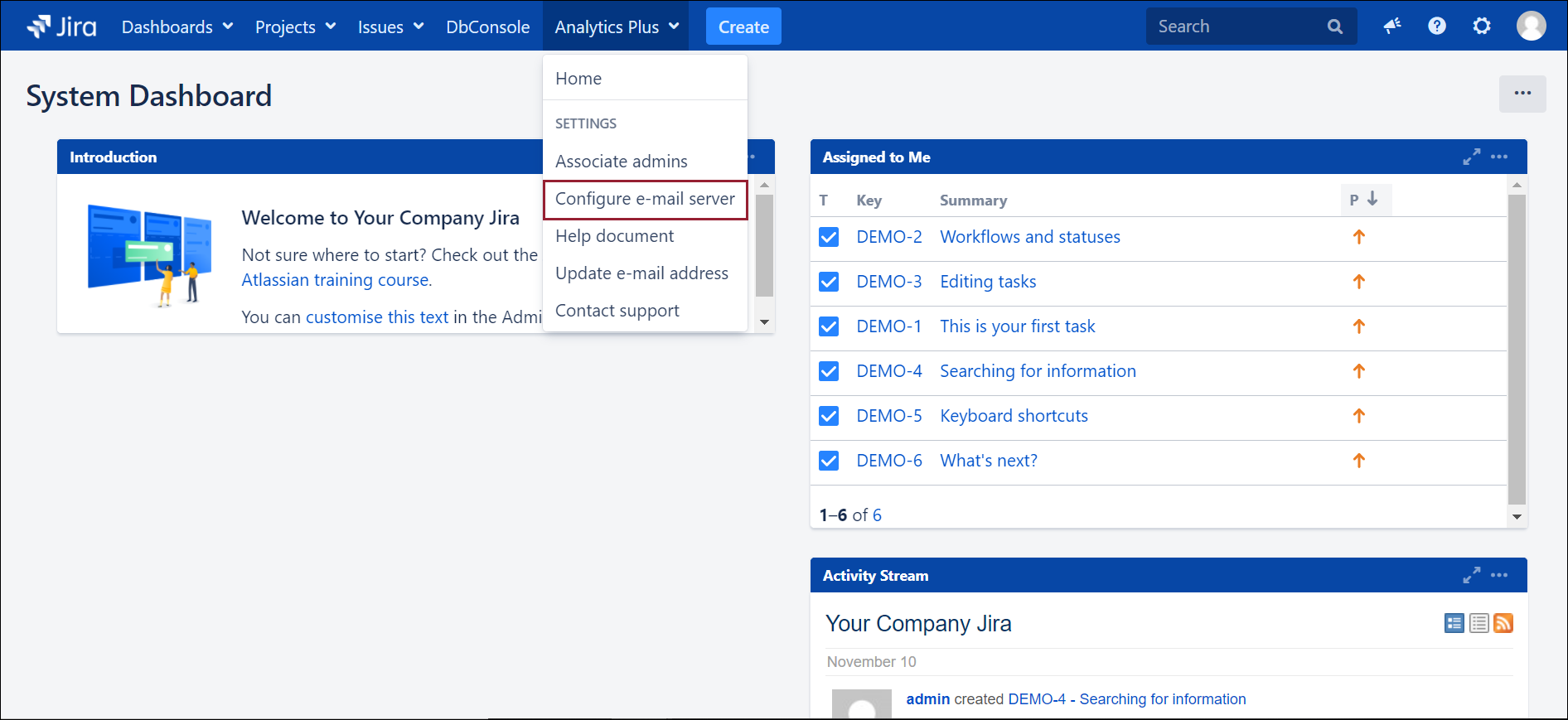 Setting Up The Manageengine Analytics Plus Application Jira Software