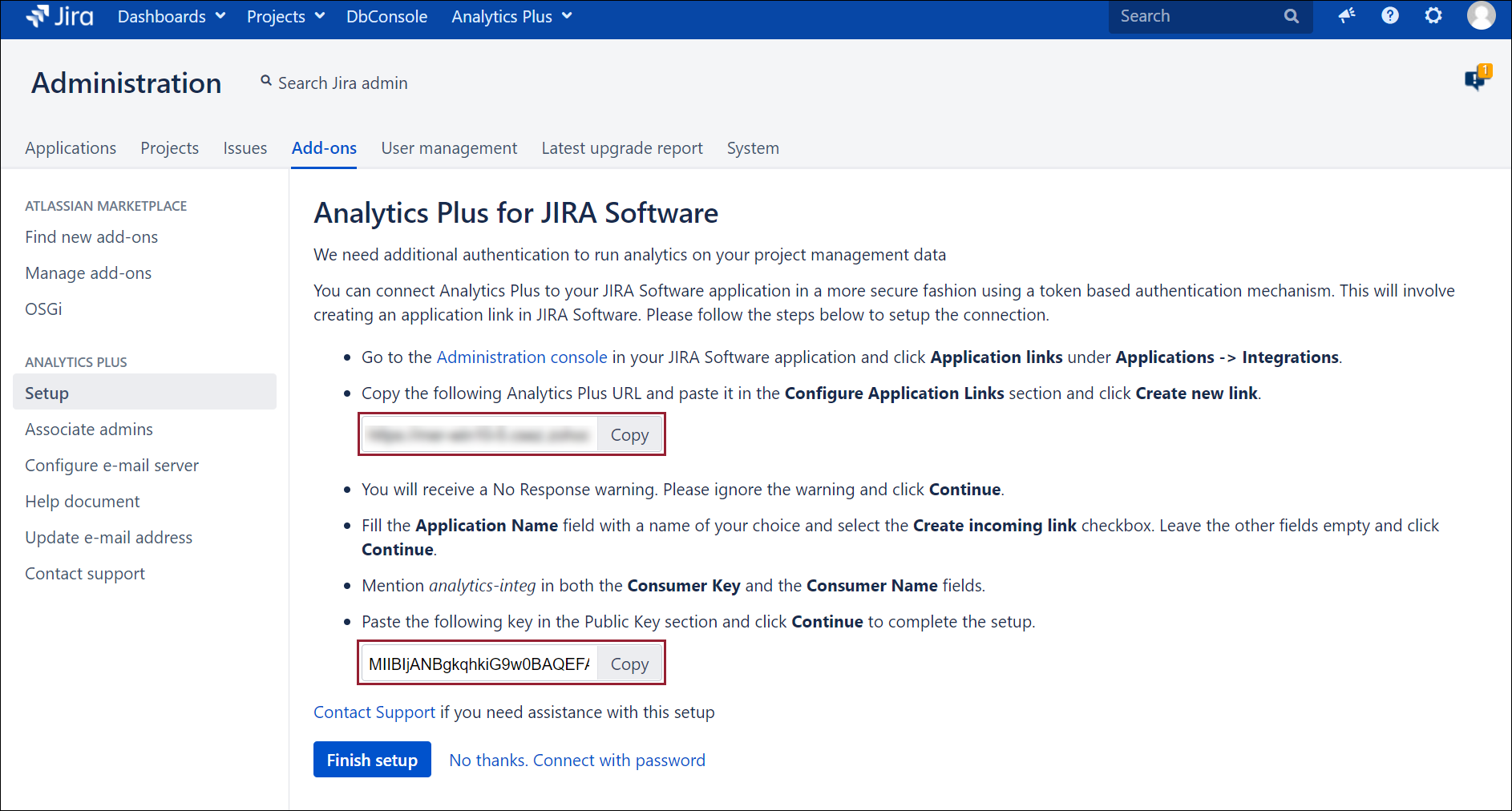 Setting Up The Manageengine Analytics Plus Application Jira Software